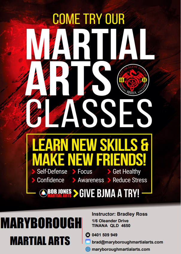 2024 flyer snip | Bob Jones Martial Arts